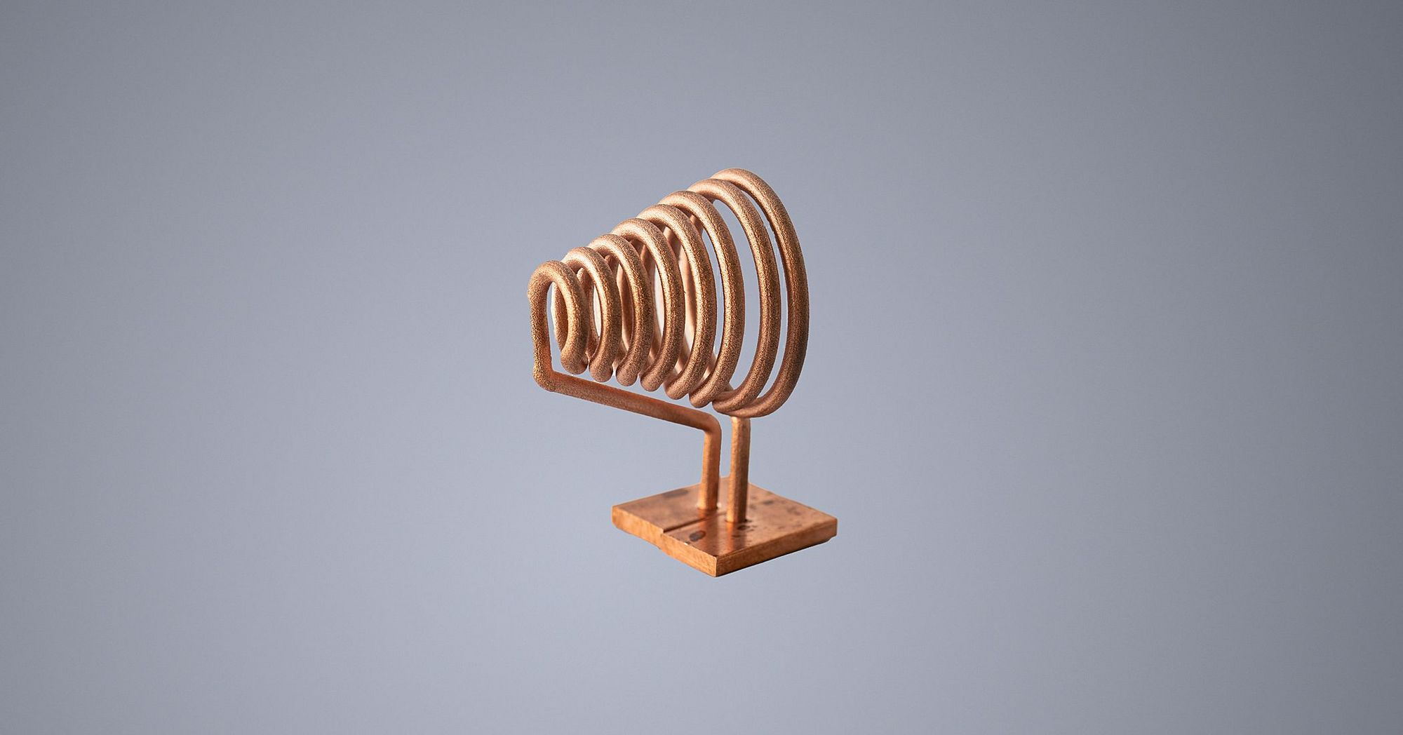 Induction coil welded to connection plate | TRUMPF