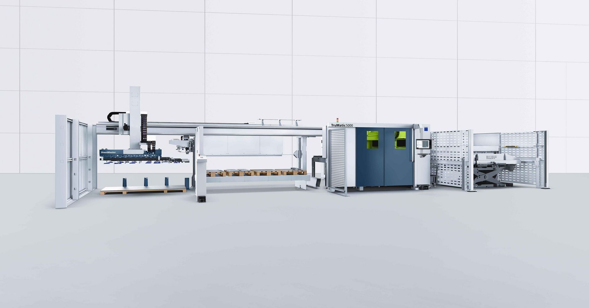 Consulta sobre TruMatic 5000 con SheetMaster | TRUMPF